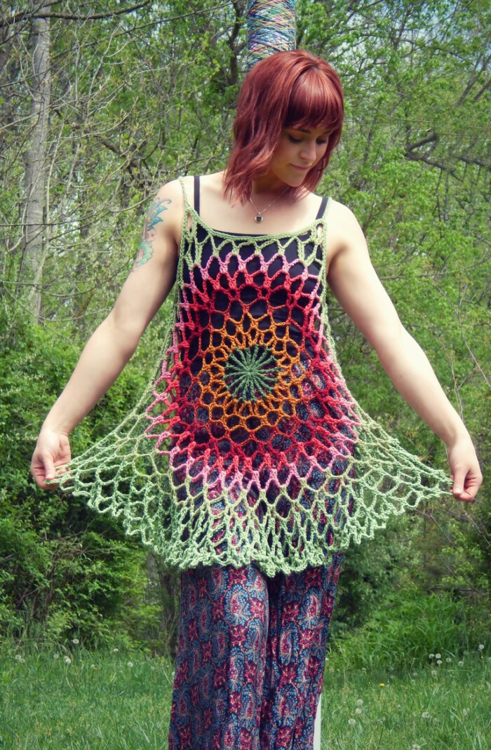 Mandala Top - Extra's - Hippie Haakpatroon | Een Mooi Gebaar