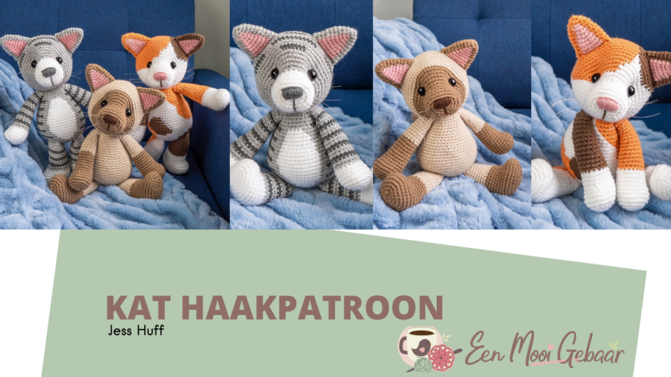 Kat Knuffel - Gratis haakpatroon | Een Mooi Gebaar