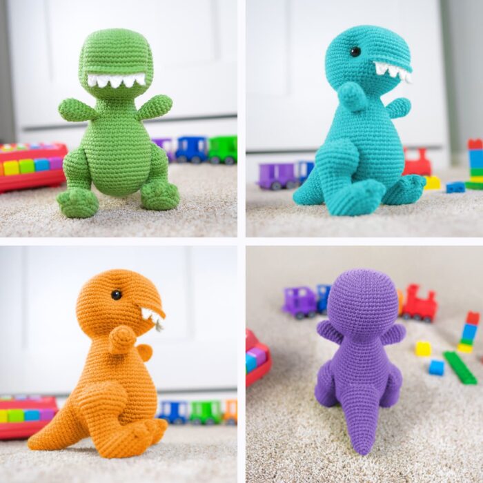 Gratis haakpatroon Dinosaurus Knuffel | Een Mooi Gebaar