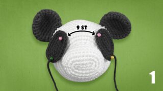 Panda Haakpatroon van Jess Huff | Gratis | Een Mooi Gebaar