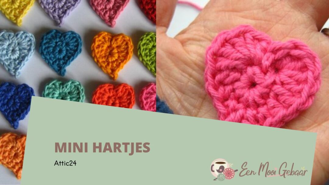 Mini Hartje haken | Een Mooi Gebaar