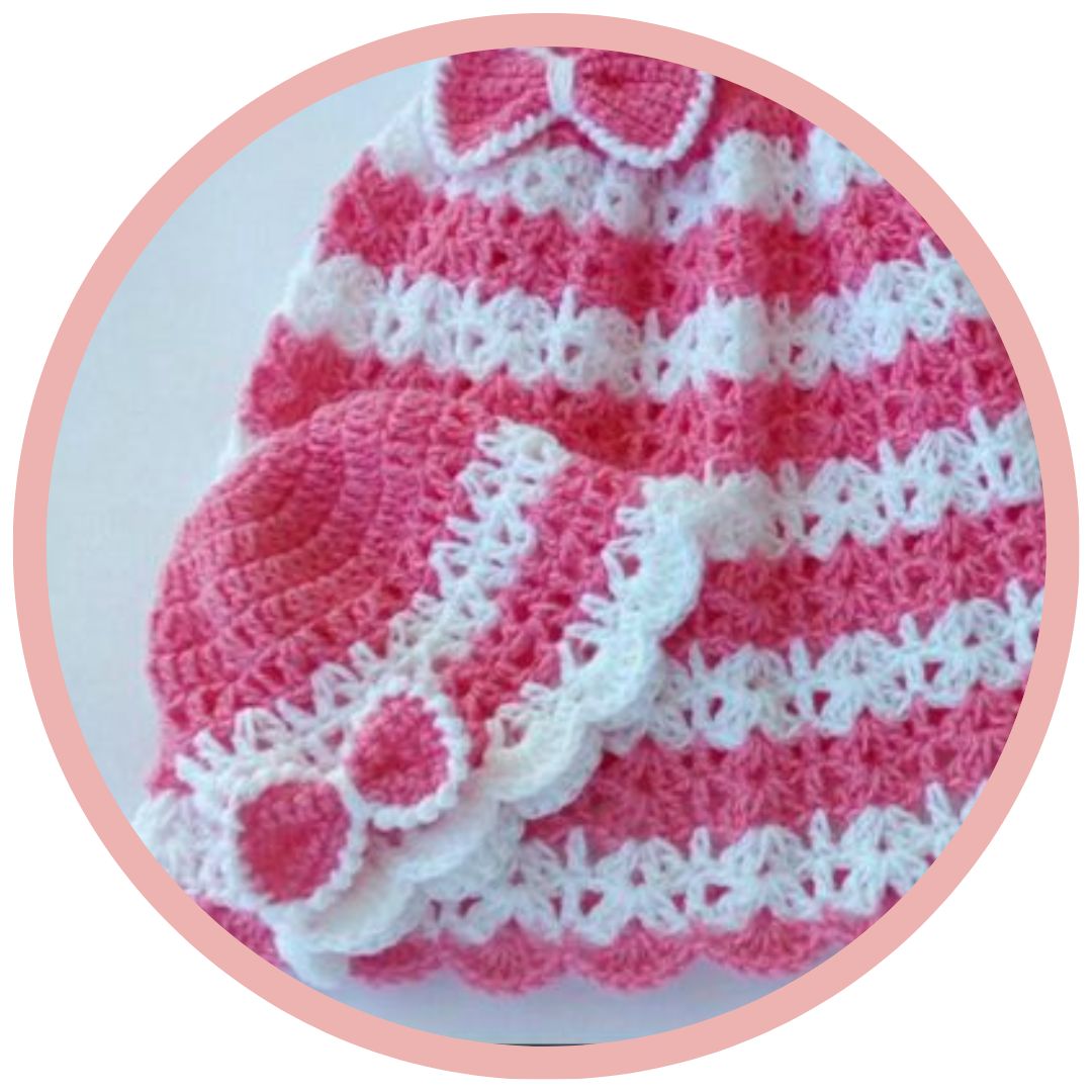 Roze Baby Jurk - Haakpatroon | Een Mooi Gebaar